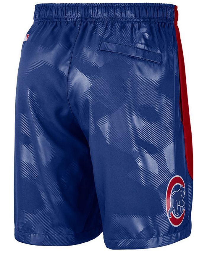 Nike Men's Chicago Cubs AC Dry Emboss Shorts - Macy's