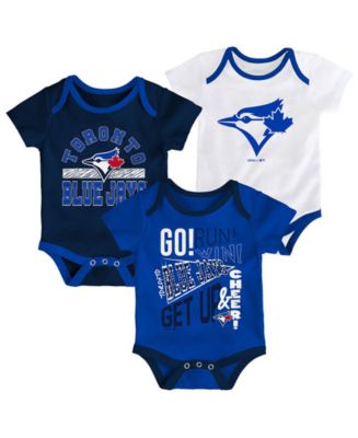 Outerstuff Baby Toronto Blue Jays Newest Rookie 3 Piece Bodysuit Set ...