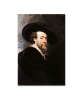 Peter Paul Rubens 'Portrait Of The Artist' Canvas Art - 32" x 22" x 2 ...