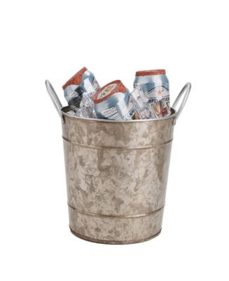 Mind Reader Cooper Plated Galvanized Ice Bucket - Macy's
