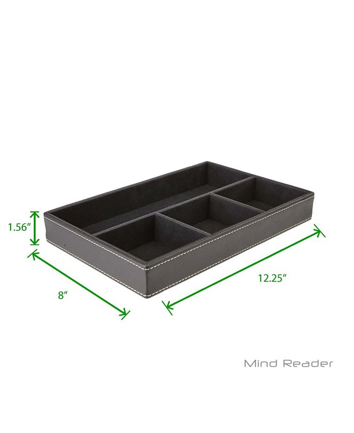 Mind Reader Desk Supplies Organizer for Letters, Pens, Pencils, Phone ...