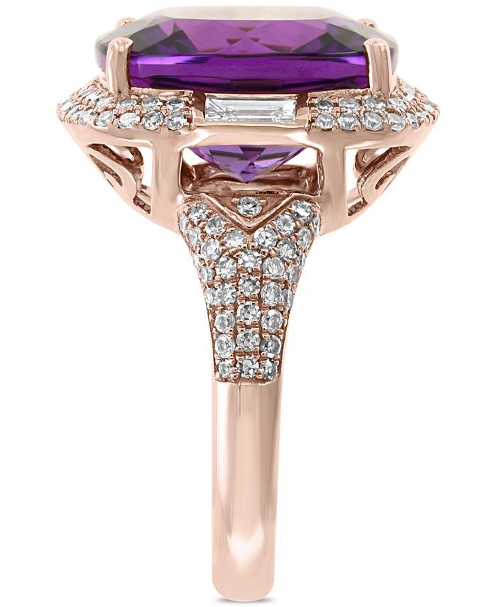 EFFY Collection EFFY® Amethyst (11-7/8 ct. t.w.) & Diamond (9/10 ct. t ...