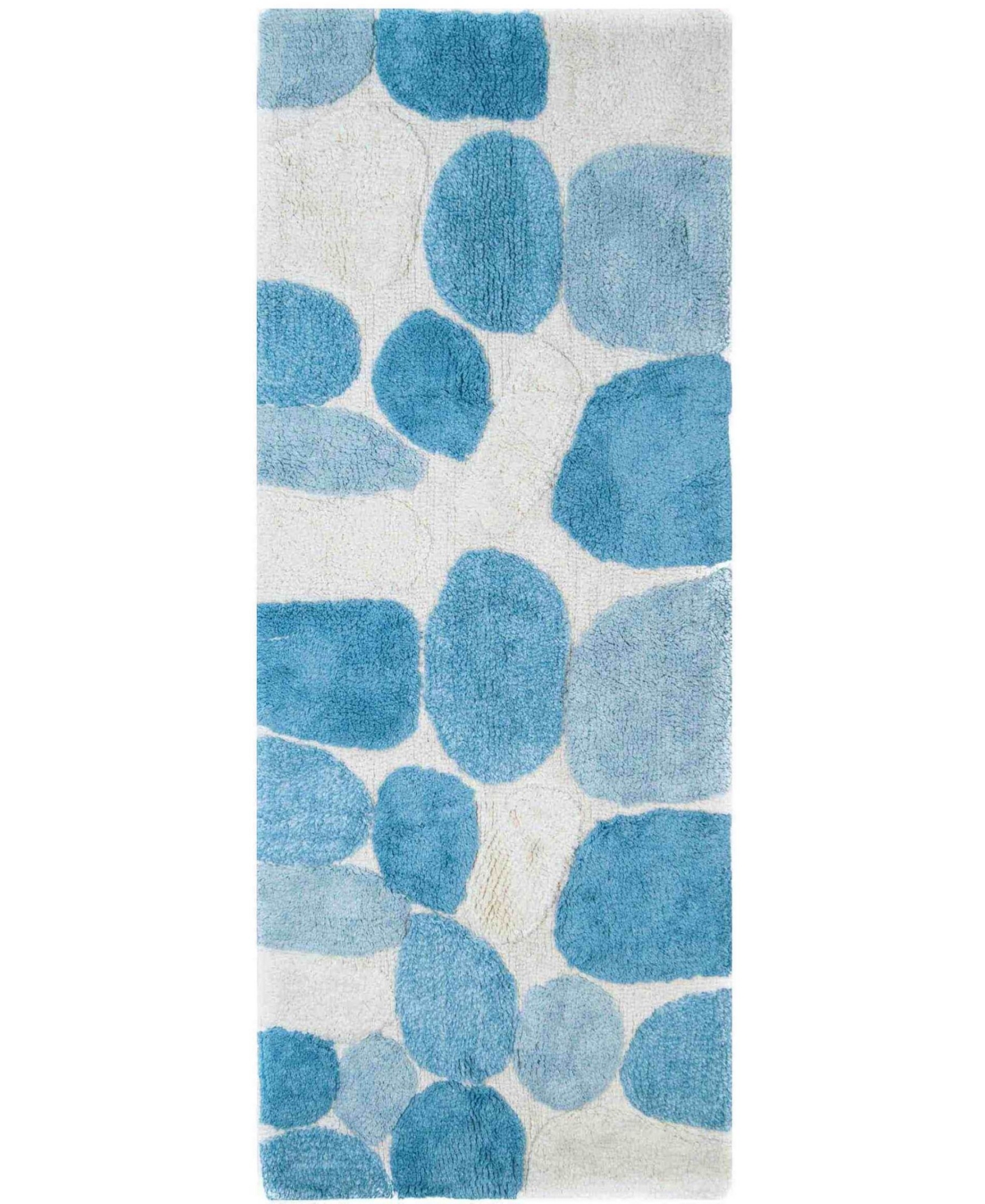 Click here for Chesapeake Pebbles Plush Bath Runner  24 x 60 - Aq... prices