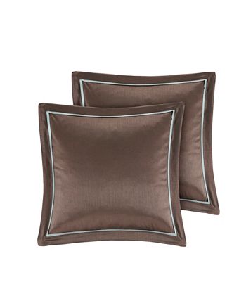 JLA Home Madison Park Hickory King 8 Piece Chenille Jacquard Comforter ...