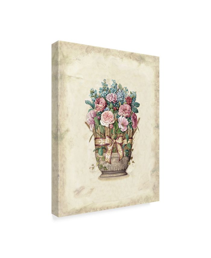 Trademark Global Lisa Audit 'Pot of Roses 2' Canvas Art - 24" x 18" x 2 ...
