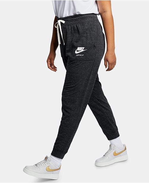 Nike Plus Size Sportswear Gym Vintage Heathered Pants And Reviews Pants