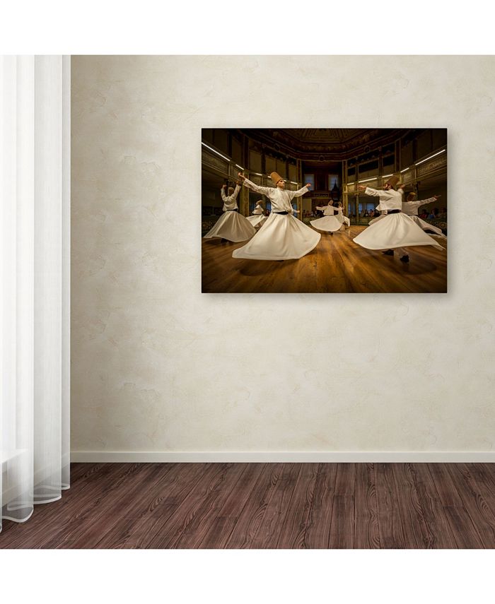 Trademark Global Walde Jansky 'Mystics Dancers' Canvas Art - 47" x 30 ...
