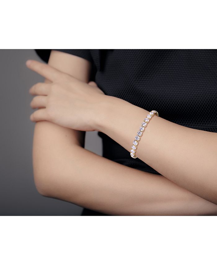 Tiara Cubic Zirconia Tennis Bracelet - Macy's