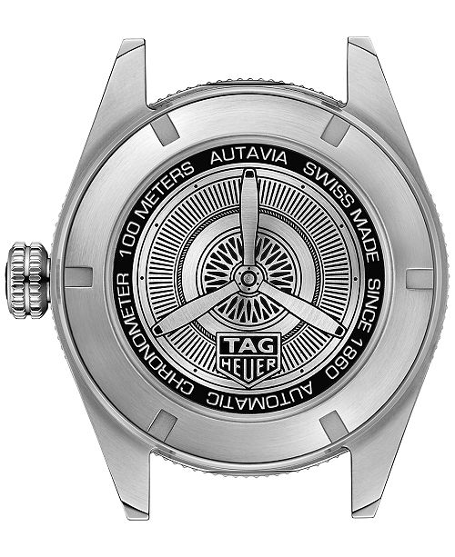 TAG Heuer Men's Swiss Automatic Autavia Calibre 5 Stainless Steel ...