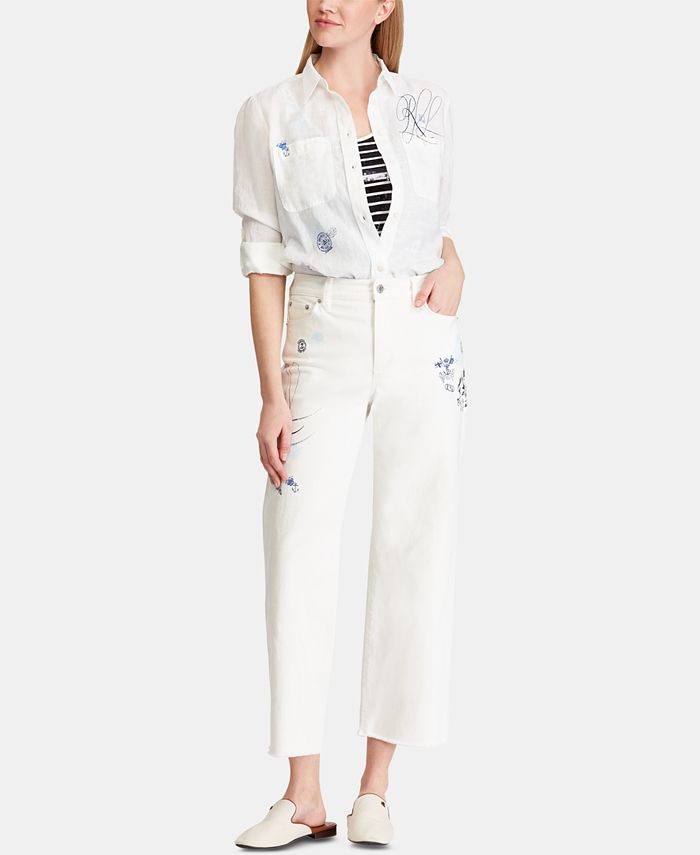 Lauren Ralph Lauren Straight-Leg Jeans - Macy's