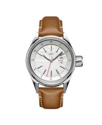 JBW Men's Rook Diamond (1/8 ct.t.w.) Stainless Steel Watch - Macy's
