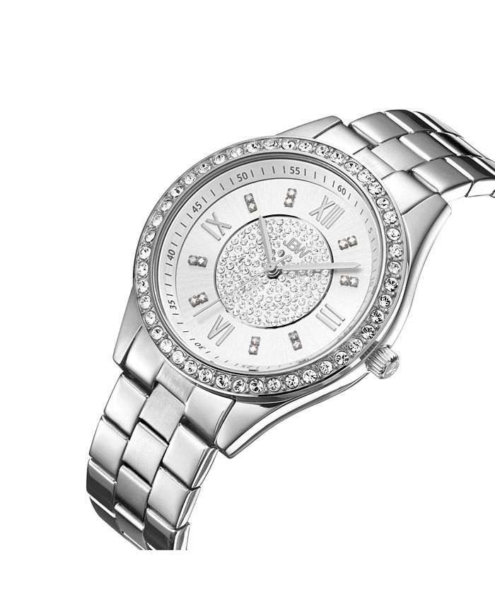 Jbw Women's Mondrian Jewelry Set Diamond (1/6 ct.t.w.) Stainless Steel ...