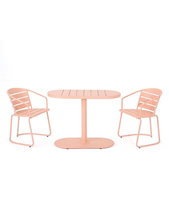 Noble House Santa Monica Outdoor 3pc Dining Set - Macy's