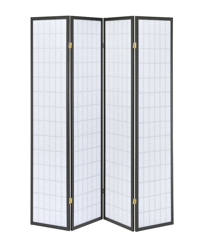 Coaster Home Furnishings Victoria 4-Panel Folding Screen - Macy's