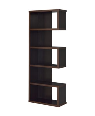 Sliverton Semi-Backless Bookcase with 5 Tiers - Macy's