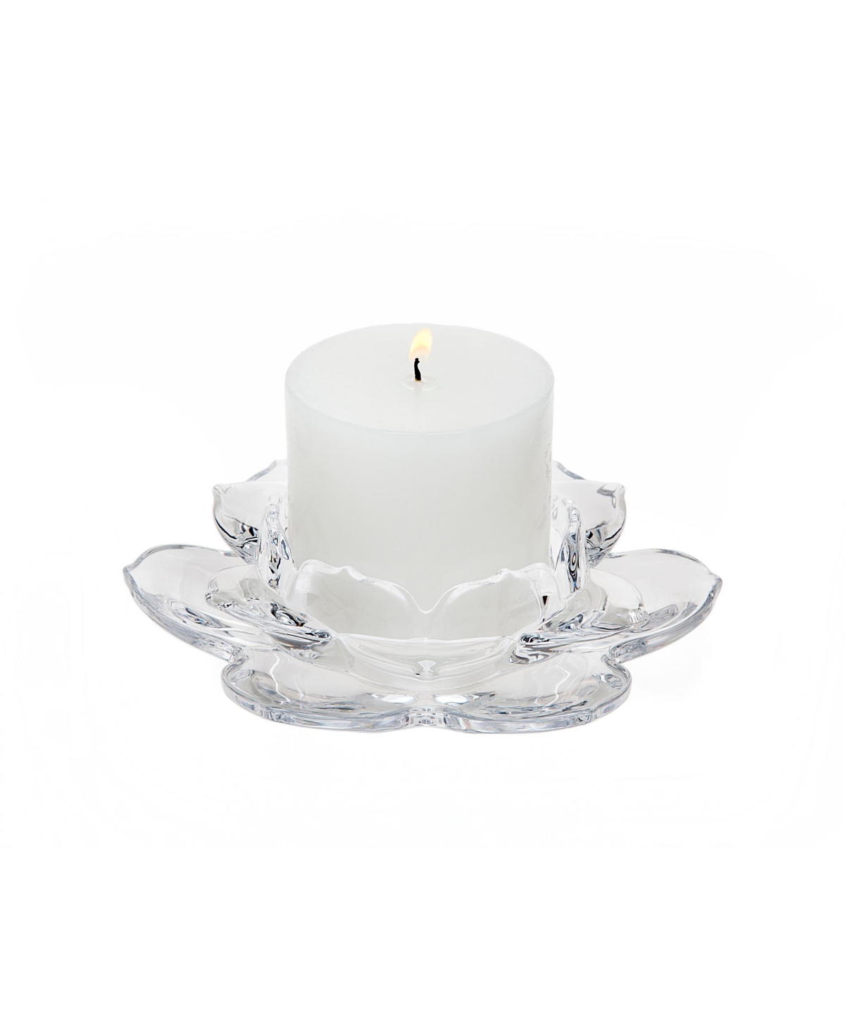 Click here for Godinger Lotus Phillar Holder - Clear prices
