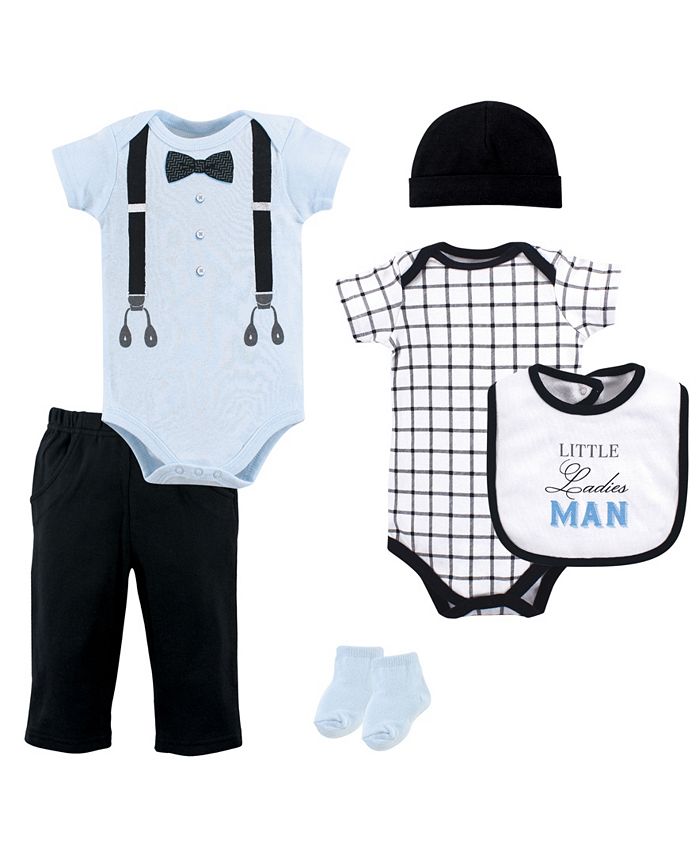 Little Treasure Clothing Set, 6 Piece Set - Macy's