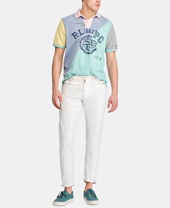 Polo Ralph Lauren Men's Classic Fit Mesh Graphic Polo - Macy's
