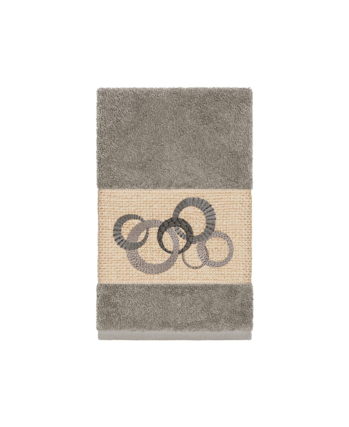 Click here for Linum Home Turkish Cotton Annabelle Embellished Ha... prices
