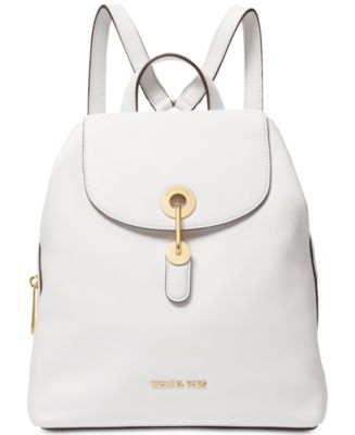MICHAEL Michael Kors Raven Leather Backpack - Macy's