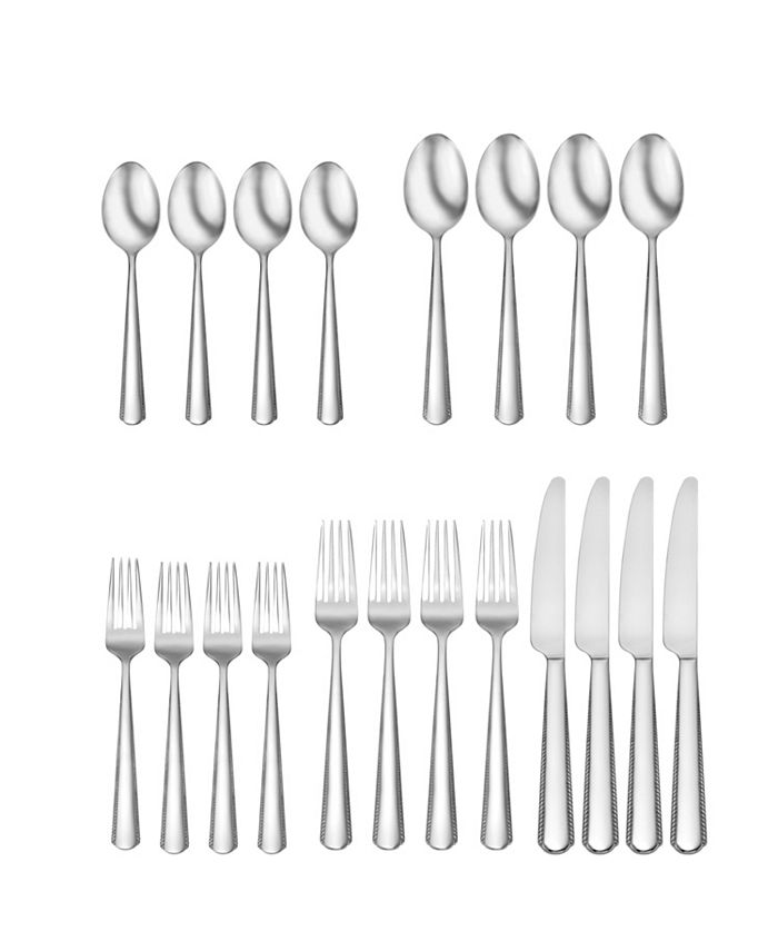 Oneida CLOSEOUT! Gable 20-Pc Flatware Set, Service for 4, Created for Macy's - Macy's