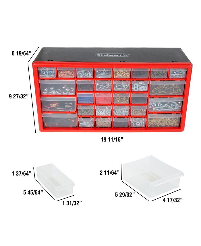 Trademark Global Storage Drawers - 30 Compartment organizer Desktop or ...