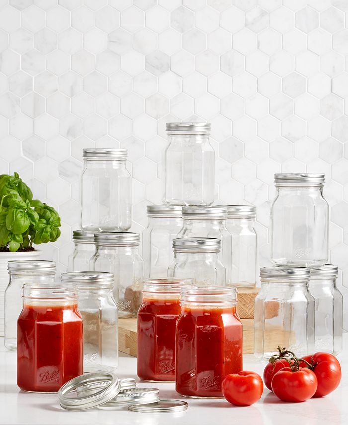 Ball Jar Quart Sharing Jars, 16-Pc. Set - Macy's