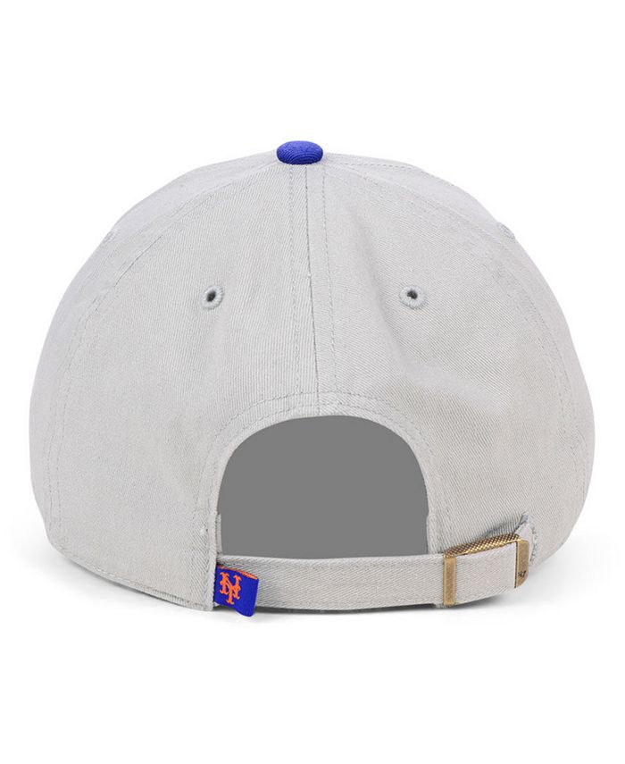 '47 Brand New York Mets Gray 2-Tone CLEAN UP Cap - Macy's