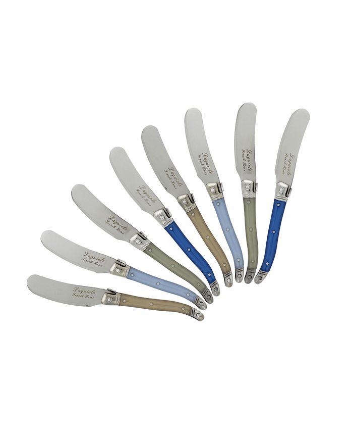 French Home Laguiole Assorted Blue Spreaders Set/8 - Macy's