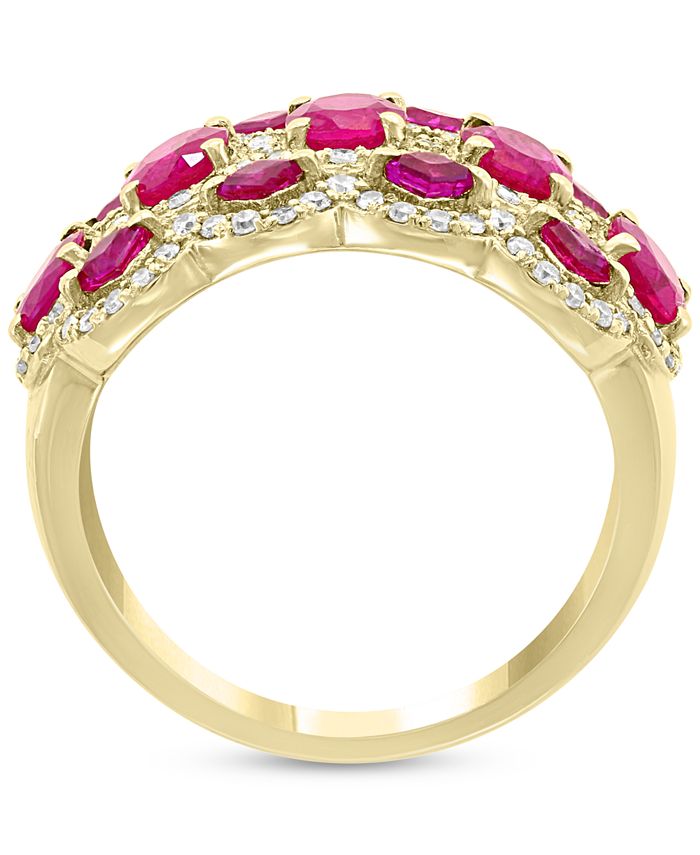 EFFY Collection EFFY® Ruby (2-3/4 ct. t.w.) & Diamond (5/8 ct. t.w ...