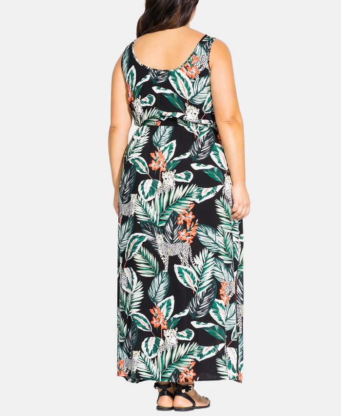 City Chic Trendy Plus Size Pacifica Maxi Dress - Macy's