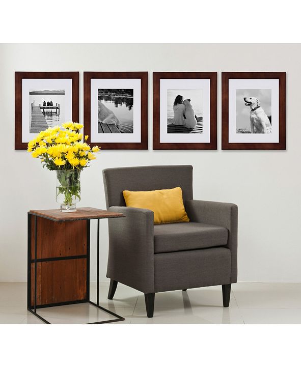 DesignOvation Museum Wood Picture Frame, Set of 4 & Reviews - Picture ...