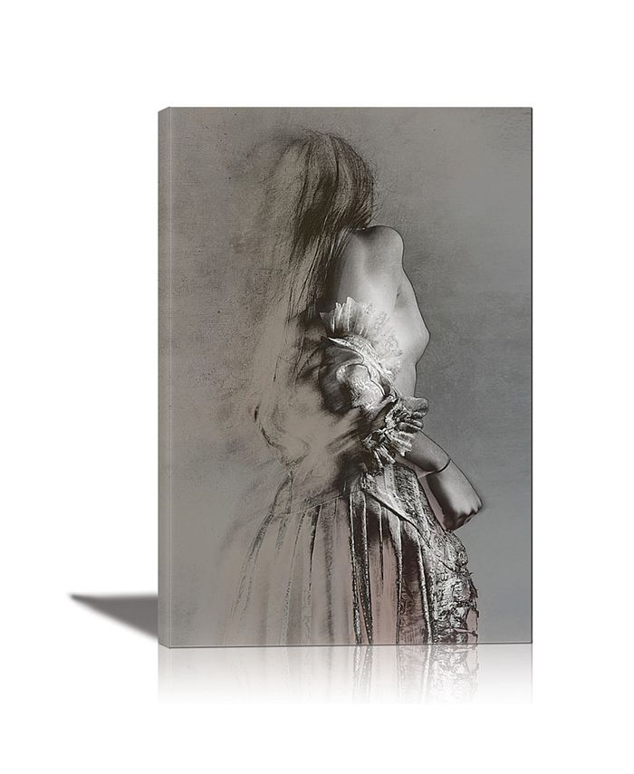 Eurographics Sketching Feminity Framed Canvas Wall Art - Macy's