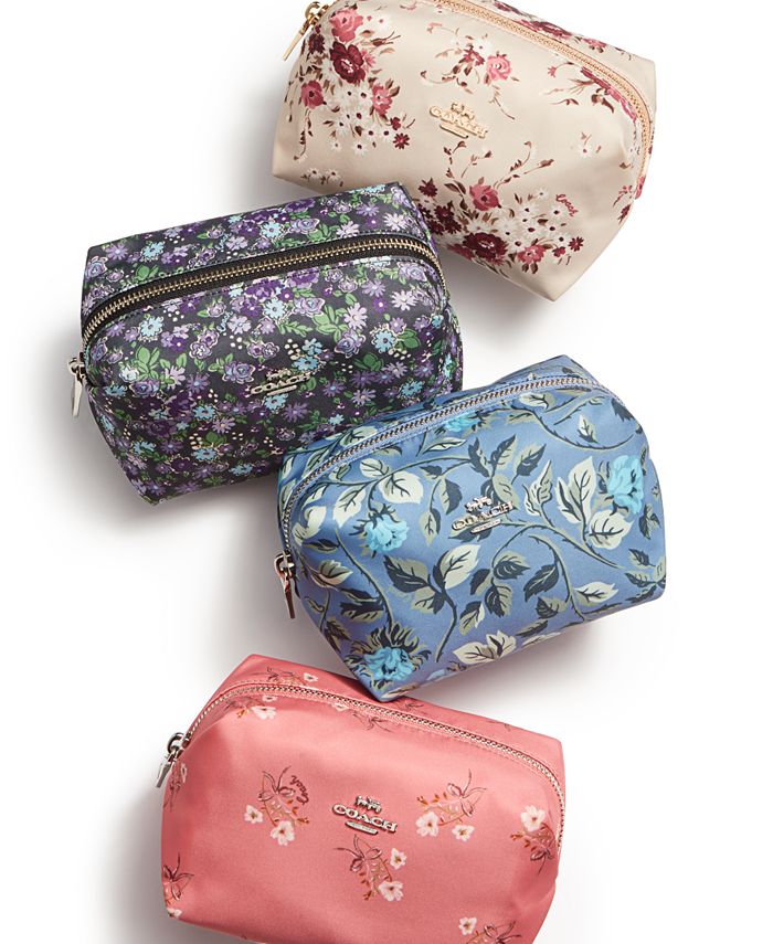 COACH Floral Small Cosmetic Case - Macy's