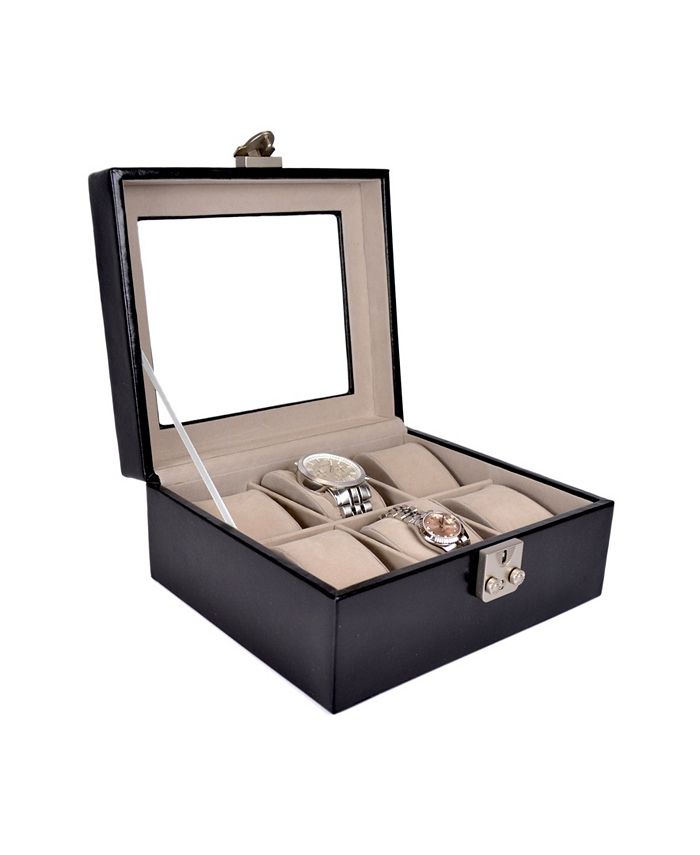 ROYCE New York 6 Slot Watch Box - Macy's