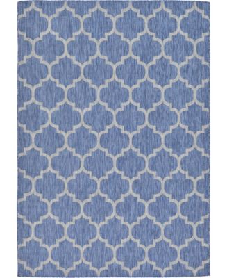 Bayshore Home Pashio Pas5 Navy Blue 7' x 10' Area Rug - Macy's