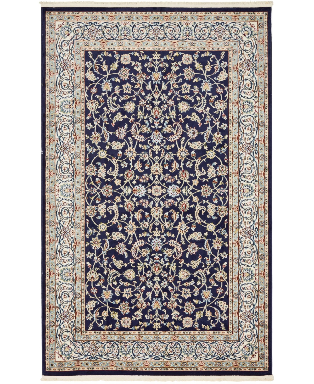 Click here for Bayshore Home Zara Zar1 5 x 8 Area Rug - Navy Blue prices