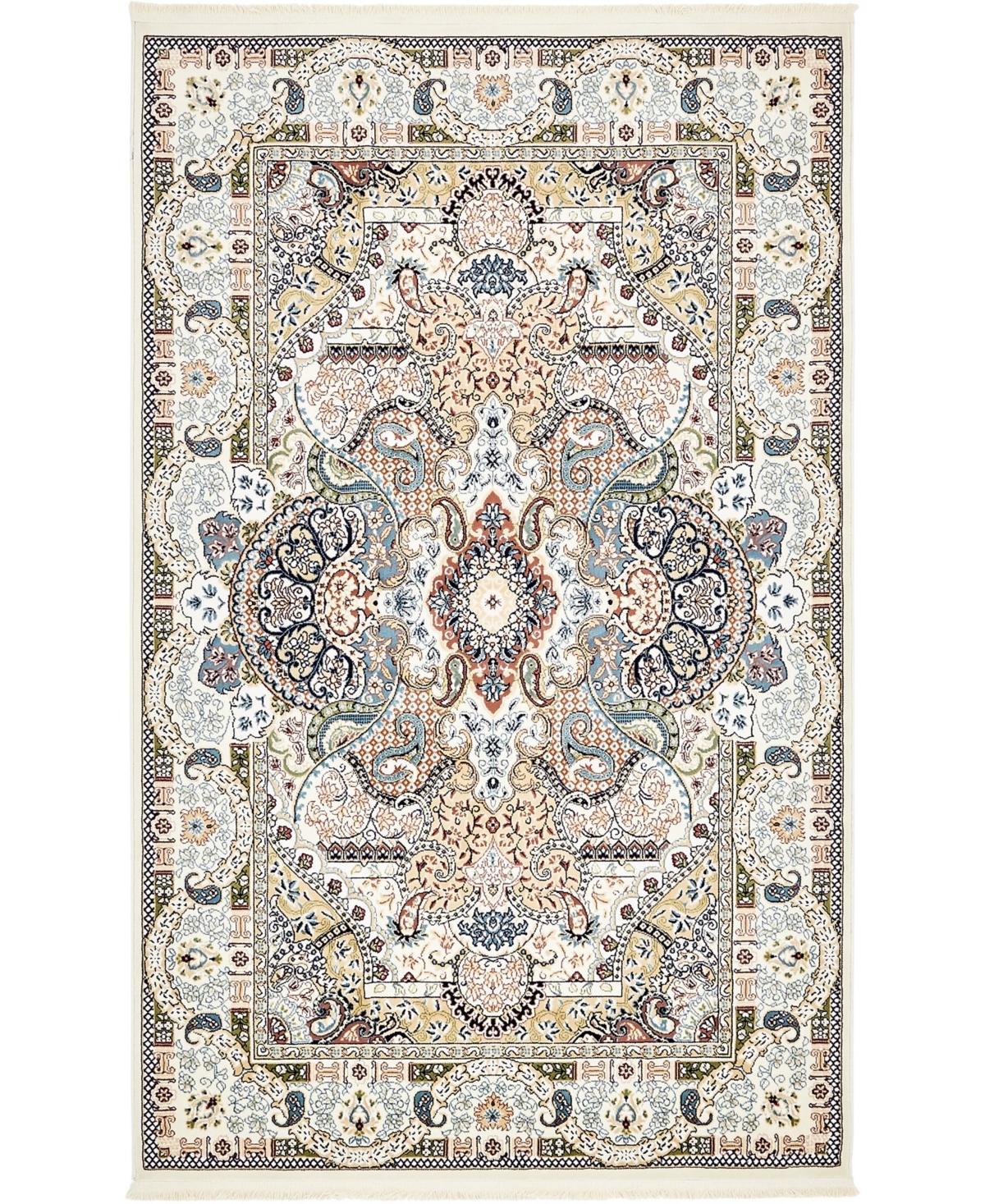 Click here for Bayshore Home Zara Zar2 5 x 8 Area Rug - Ivory prices