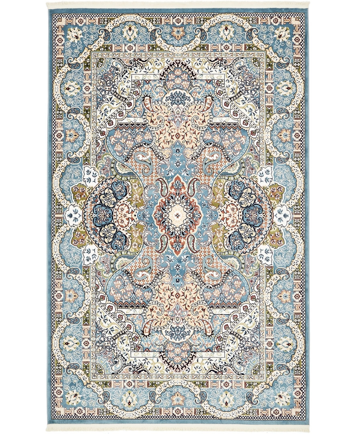 Click here for Bayshore Home Zara Zar2 5 x 8 Area Rug - Blue prices