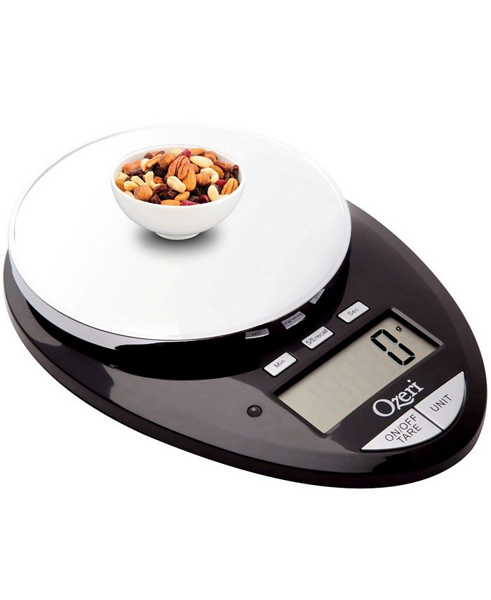 Ozeri Pro II Kitchen Scale and Countdown Kitchen Timer, with Removable ...