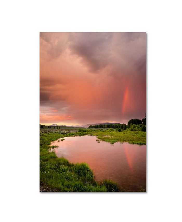 Trademark Global Dan Ballard 'Rainbow Reflection' Canvas Art - 22" x 32 ...