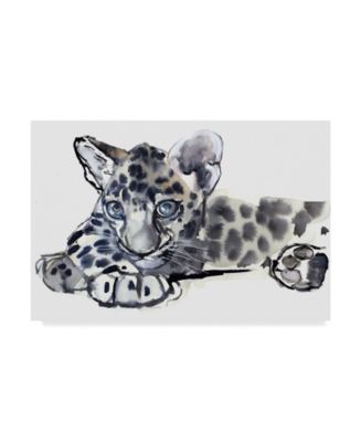 Mark Adlington 'Spotty Leopard Cub' Canvas Art - 22" x 32" - Macy's