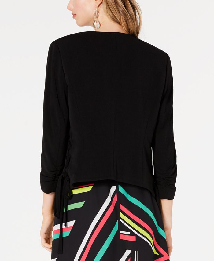 Bar III Open-Front Tie-Side Jacket, Created for Macy's - Macy's