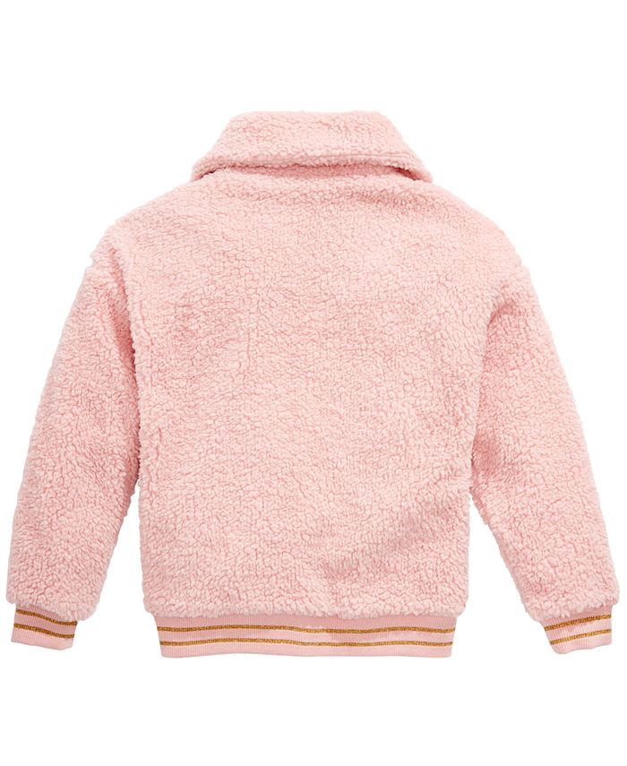 Epic Threads Toddler Girls Chevron-Stripe Teddy Jacket, Created for ...