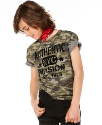 Epic Threads Big Boys Authentic-Print T-Shirt, Created for Macy's - Macy's