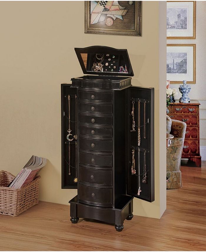 Nathan Direct Muscat 8-Drawer Jewelry Armoire - Macy's