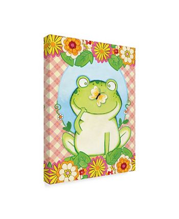 Trademark Global Valarie Wade 'Butterfly Frog' Canvas Art - 24" x 32 ...