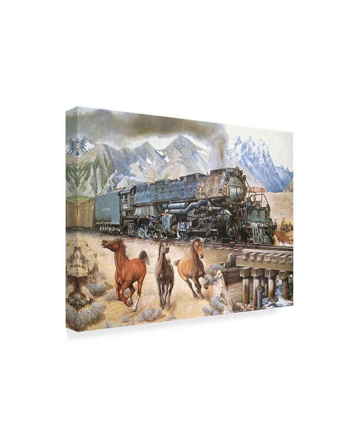 Trademark Global Les Ray 'Spooked' Canvas Art - 47" x 35" - Macy's