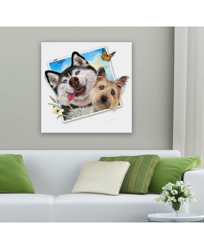 Trademark Global Howard Robinson 'Puppy Photograph' Metal Art - 16" x ...