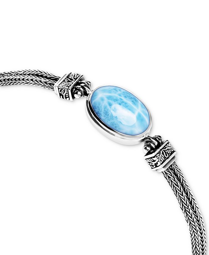 Marahlago Larimar Multi-Strand Bracelet in Sterling Silver - Macy's